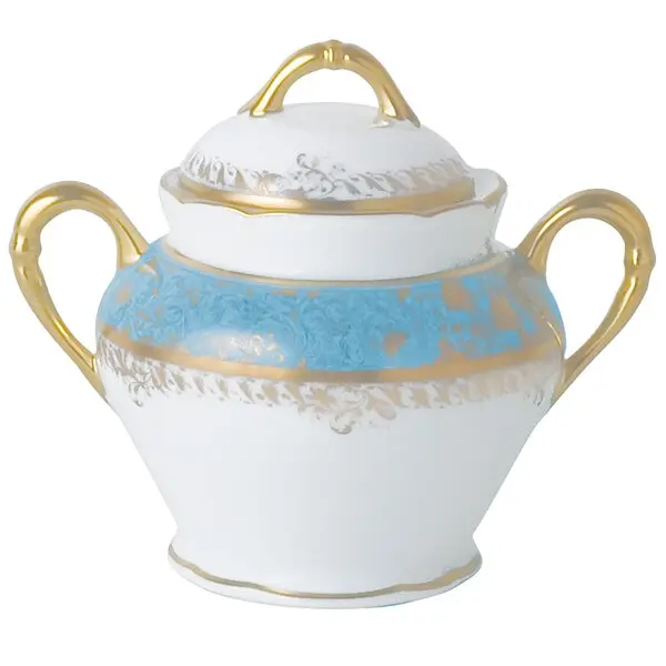 Bernardaud Eden Sugar Bowl - Turquoise