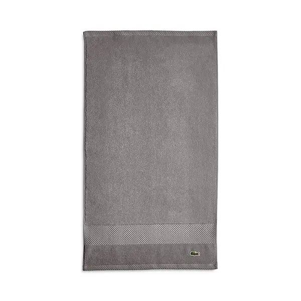 Lacoste Heritage Antimicrobial Hand Towel - Meteorite