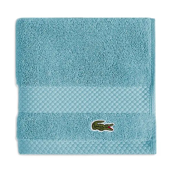 Lacoste Heritage Antimicrobial Washcloth - Celestial