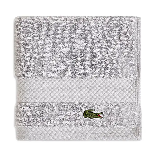 Lacoste Heritage Antimicrobial Washcloth - Micro Chip