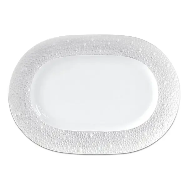 Bernardaud Ecume Perle Relish Dish - White