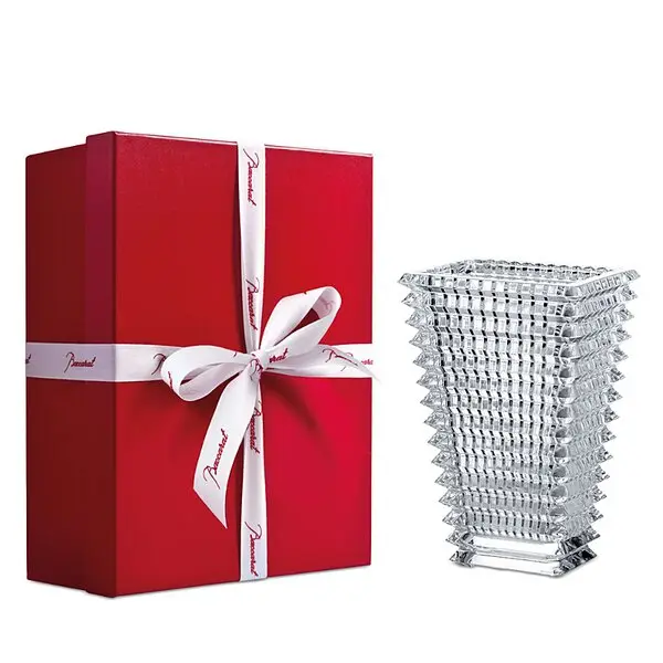 THE MARTHA, BY BACCARAT Eye Small Rectangular Vase - Clear