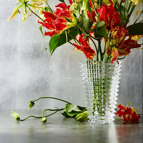 THE MARTHA, BY BACCARAT Eye Small Rectangular Vase - Clear