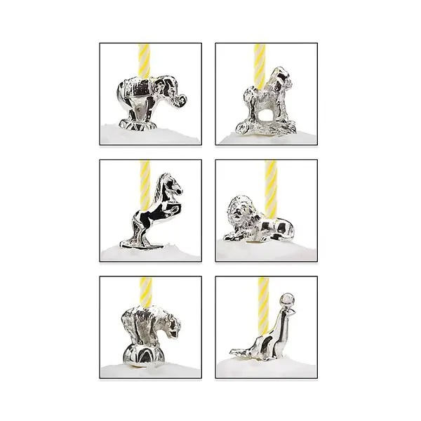REED & BARTON Let's Celebrate 6-piece Circus Animals Candle Set - Multi