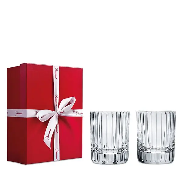 THE MARTHA, BY BACCARAT Harmonie Double Old-fashioned Tumblers, Set Of 2 - Clear