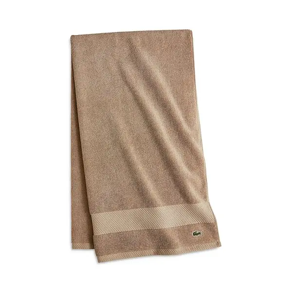 Lacoste Heritage Antimicrobial Bath Sheet - Sand