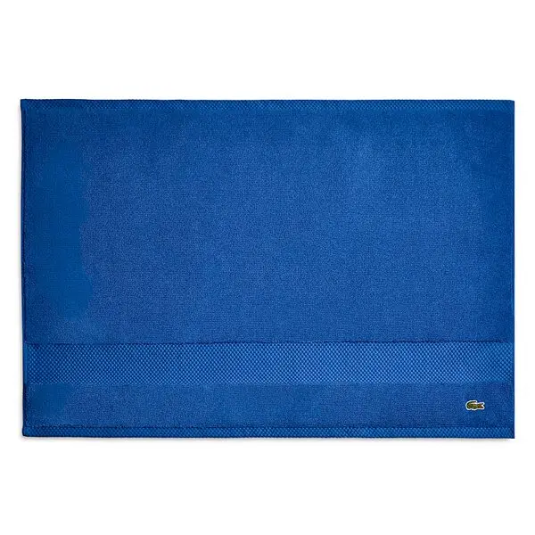 Lacoste Heritage Antimicrobial Tub Mat - Surf Blue