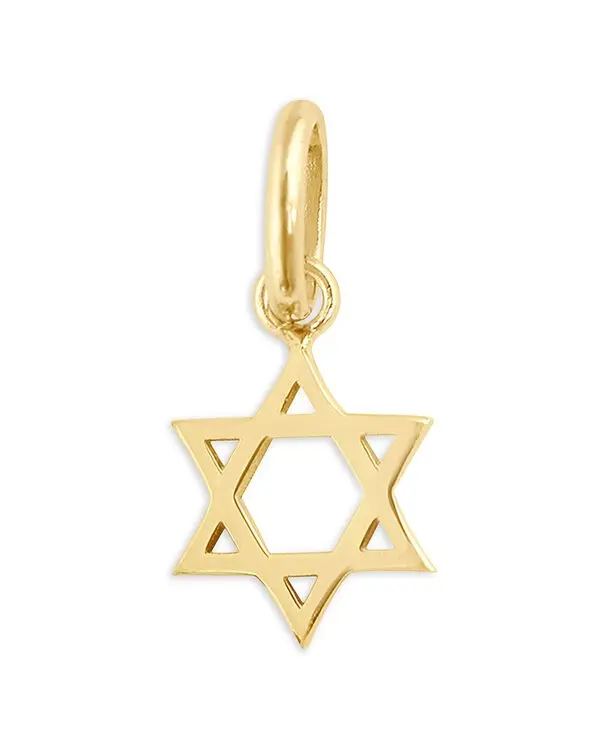 Gigi Clozeau 18k Gold Star Of David Pendant - Yellow