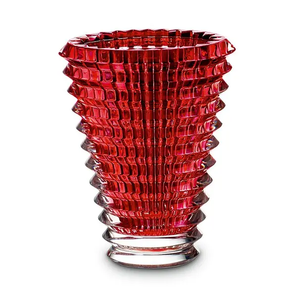 THE MARTHA, BY BACCARAT Eye Oval Small Red Vase - No Color
