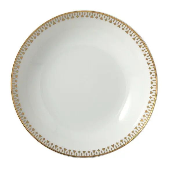 Bernardaud Soleil Levant Coupe Soup - White/gold