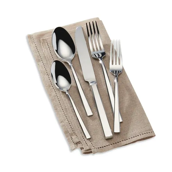 REED & BARTON Cole Stainless Steel 65 Piece Flatware Set, Service For 12