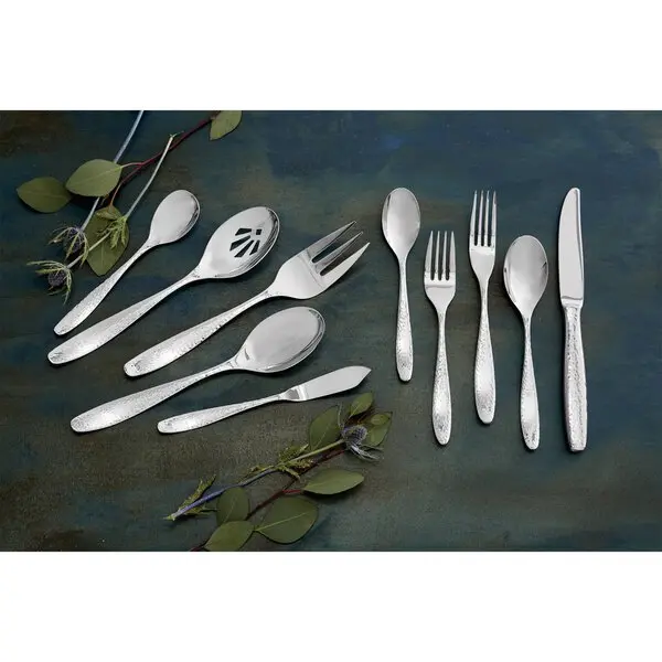 REED & BARTON 65 Piece Palmer Flatware Set, Service For 12