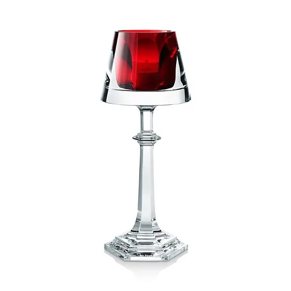 THE MARTHA, BY BACCARAT Harcourt My Fire Candlestick - Red