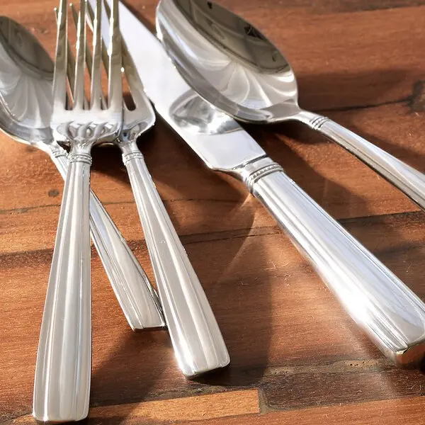 REED & BARTON Crescendo Ii Stainless Steel 65 Piece Flatware Set, Service For 12