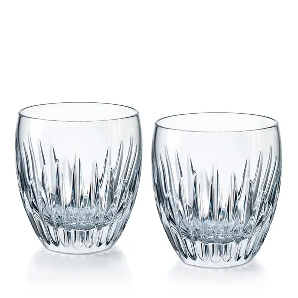 THE MARTHA, BY BACCARAT Massena Tumbler, Set Of 2 - Clear