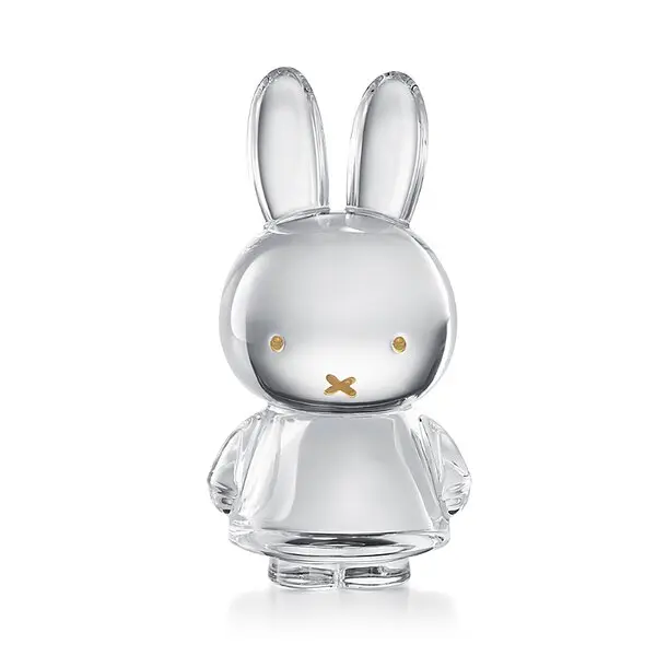 THE MARTHA, BY BACCARAT Miffy Bunny Sculpture - Clear/gold