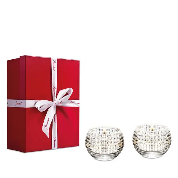 THE MARTHA, BY BACCARAT Eye Votives, Set Of 2 - Clear