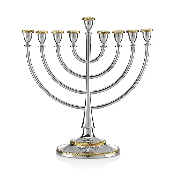 REED & BARTON Roseland Menorah