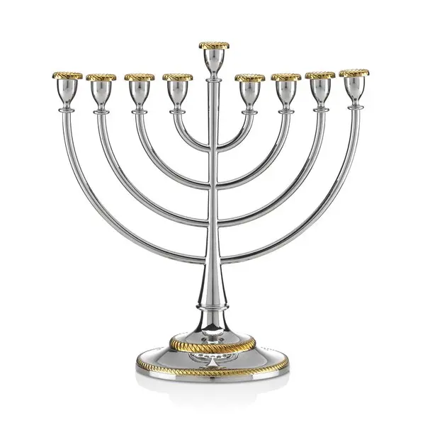 REED & BARTON Roseland Menorah