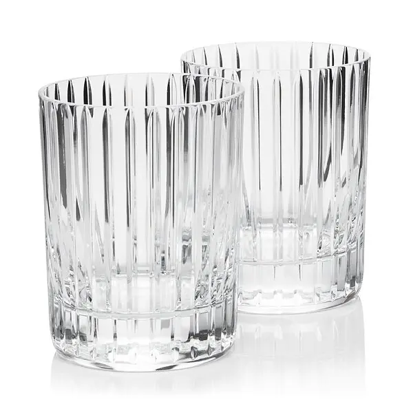 THE MARTHA, BY BACCARAT Harmonie Triple Old-fashioned Tumblers, Set Of 2 - Clear