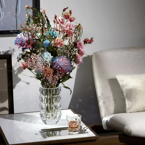 THE MARTHA, BY BACCARAT Louxor Round Medium Vase - Clear