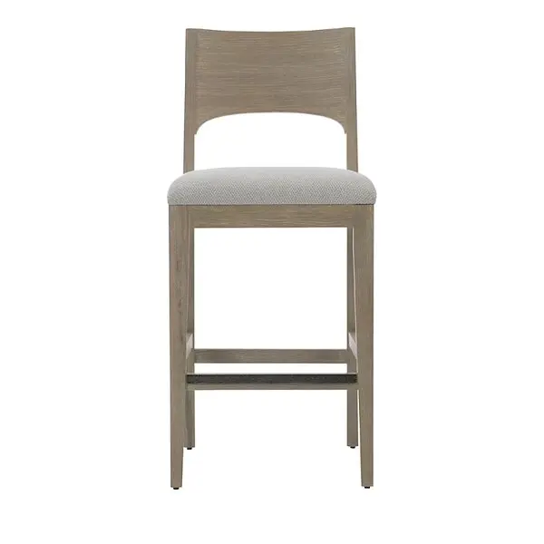 BERNHARDT Solaria Wood Back Bar Stool
