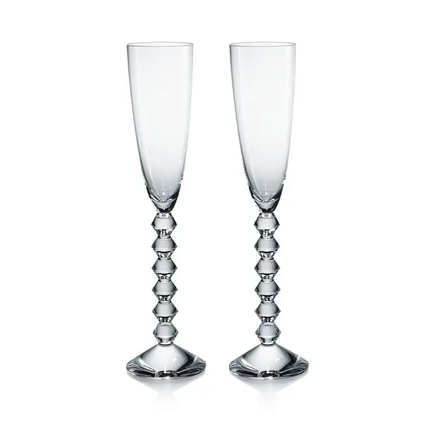 THE MARTHA, BY BACCARAT Vega Flutissimo Champagne Flute, Set Of 2 - Clear