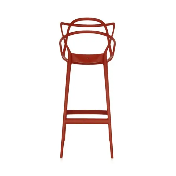 KARTELL Masters Bar Stool - Rust Orange