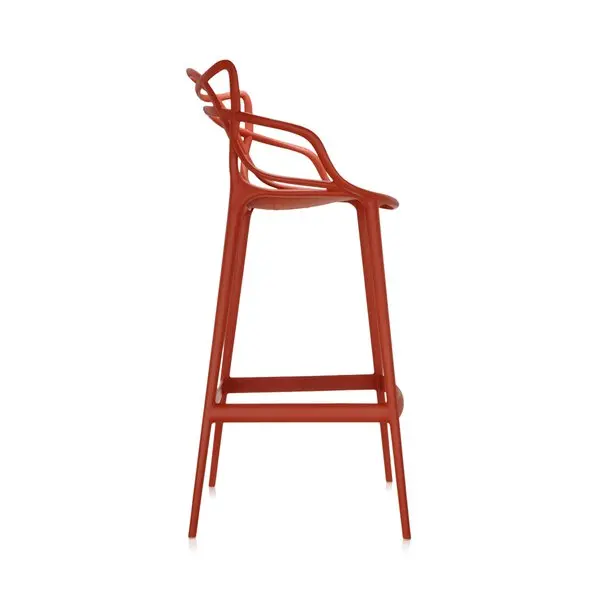 KARTELL Masters Bar Stool - Rust Orange