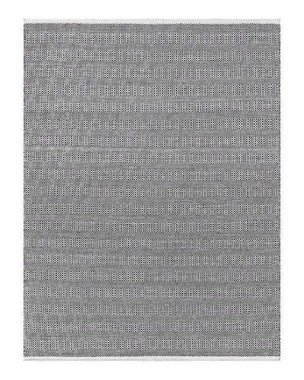 EXQUISITE RUGS Echo Er4891 Area Rug, 6' X 9 - Black