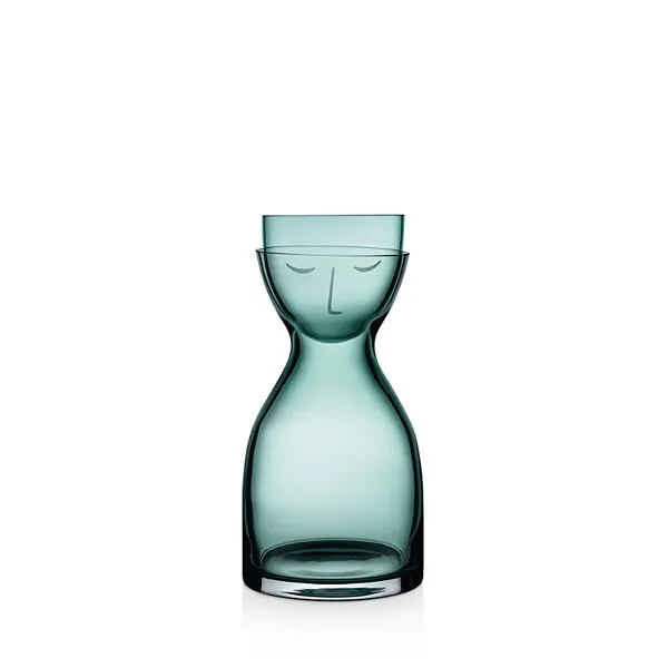 NUDE GLASS Mr. & Mrs. Small Bedside Water Set - Green