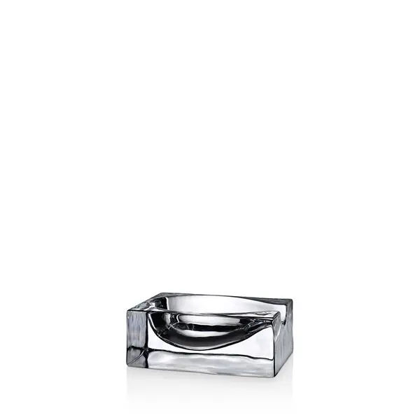 NUDE GLASS Cruet Spoon Rest - Clear