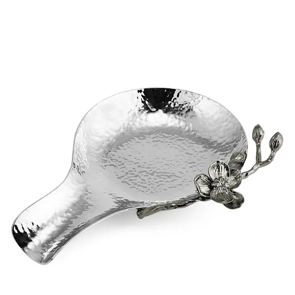 Michael Aram Black Orchid Spoon Rest - Silver