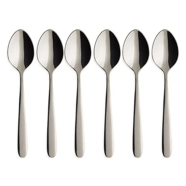 VILLEROY & BOCH Daily Line After-dinner Teaspoons, Set Of 6 - Stainless Steel