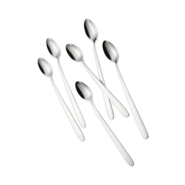 VILLEROY & BOCH Daily Line Long Drink Spoons, Set Of 6