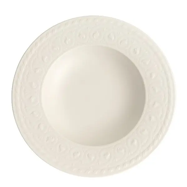 VILLEROY & BOCH Cellini Rim Soup Bowl - White