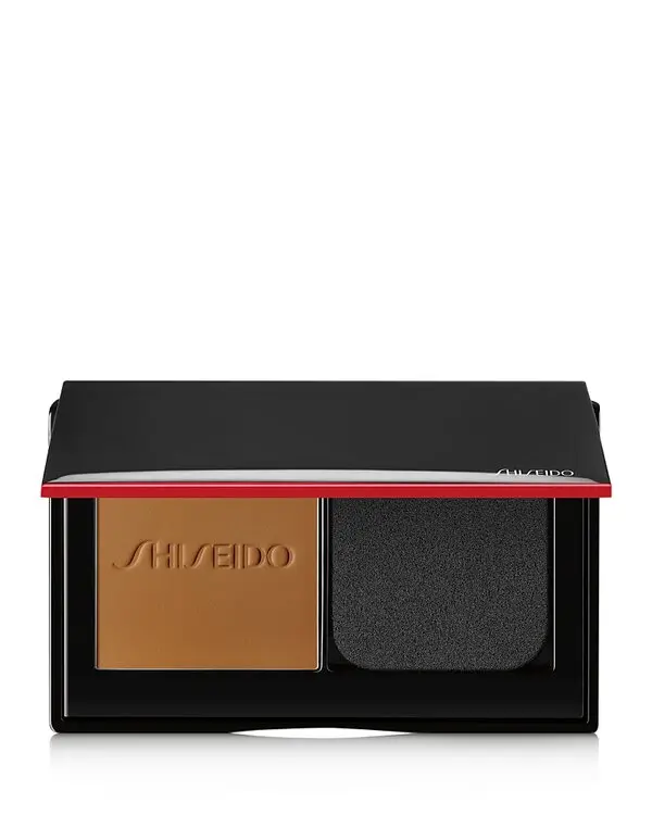 SHISEIDO Synchro Skin Self-refreshing Custom Finish Powder Foundation - Amber (deep Tan With Golden Olive Undert