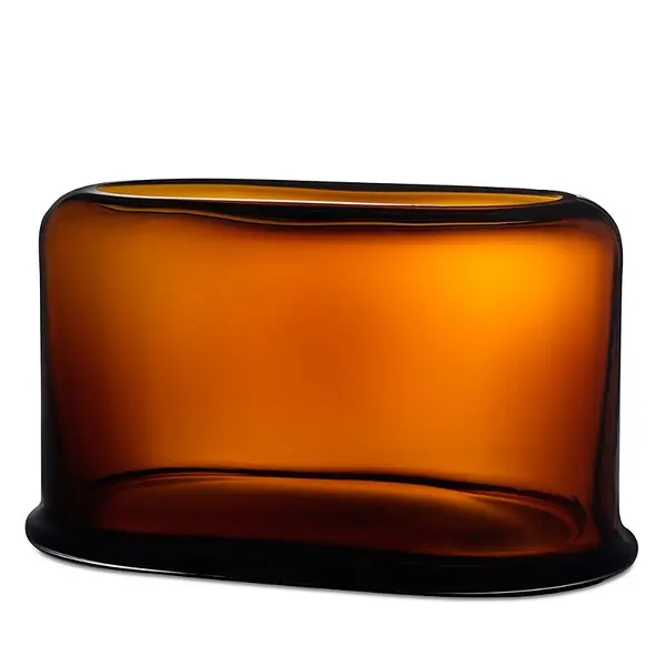 NUDE GLASS Layers Vase - Amber