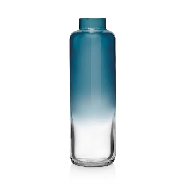 NUDE GLASS Magnolia Narrow Vase - Blue