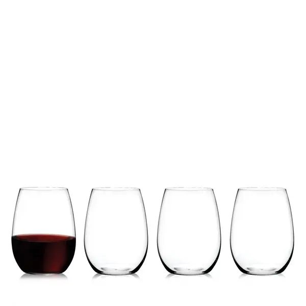 NUDE GLASS Pure Bordeaux Glass, Set Of 4