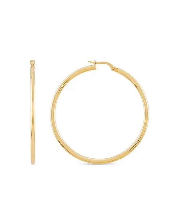 ALBERTO AMATI 14k Yellow Hoop Earrings - Gold