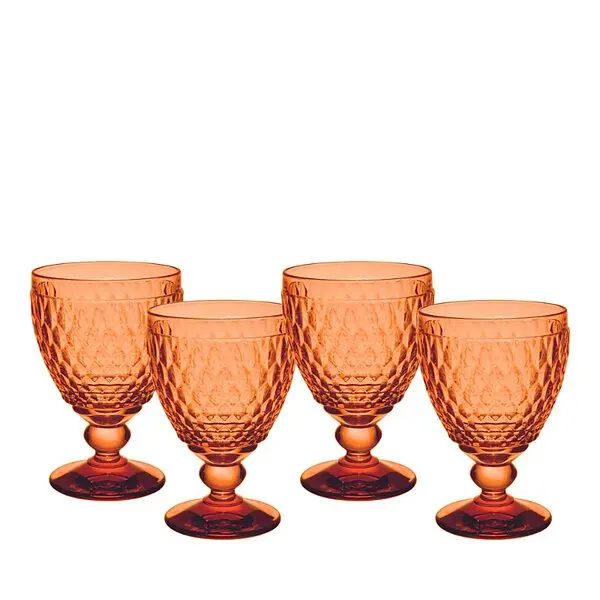 VILLEROY & BOCH Boston Claret Glass, Set Of 4 - Apricot