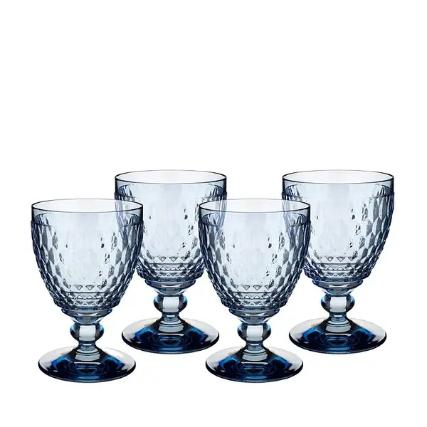 VILLEROY & BOCH Boston Goblet, Set Of 4 - Blue