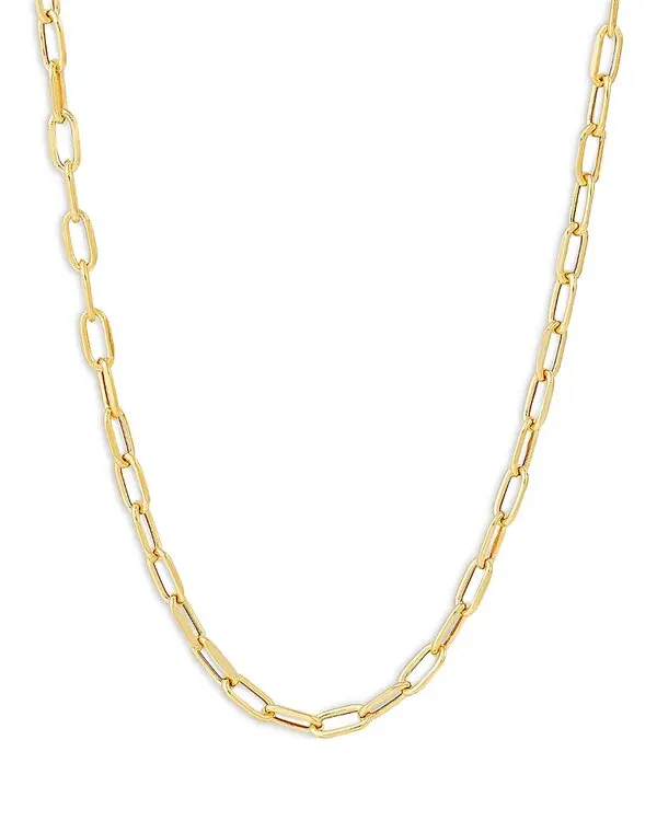 Bloomingdale'S 14k Yellow Paperclip Chain Necklace - Gold