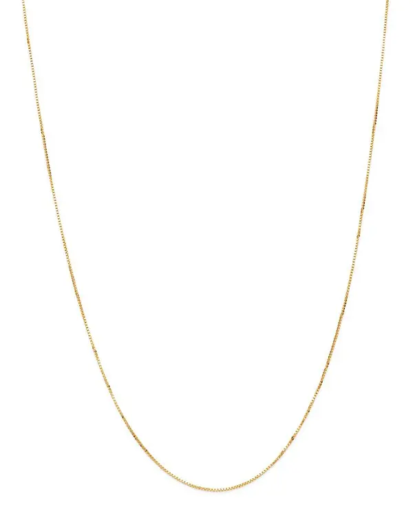 Bloomingdale'S Box Link Chain Necklace In 14k - Yellow Gold