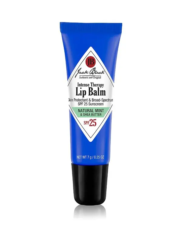 Jack Black Natural Mint & Shea Butter Intense Therapy Lip Balm Spf 25 - No Color