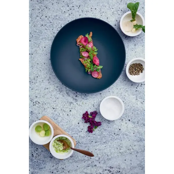 VILLEROY & BOCH Manufacture Rock Coupe Gourmet Plate - Black