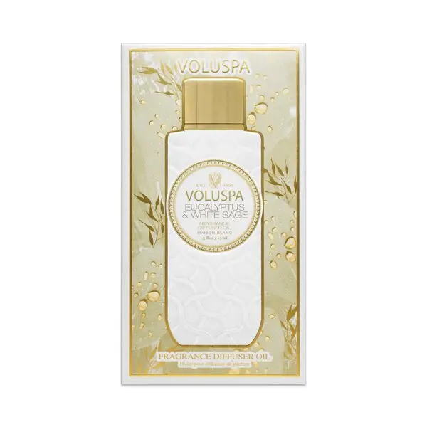 Voluspa Eucalyptus And White Sage Ultrasonic Diffuser Oil