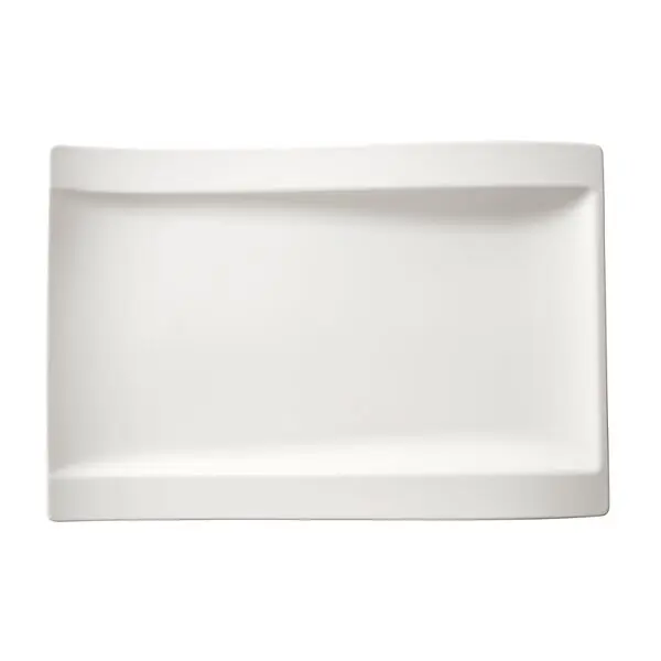 VILLEROY & BOCH New Wave Rectangular Dinner Plate, Large - White