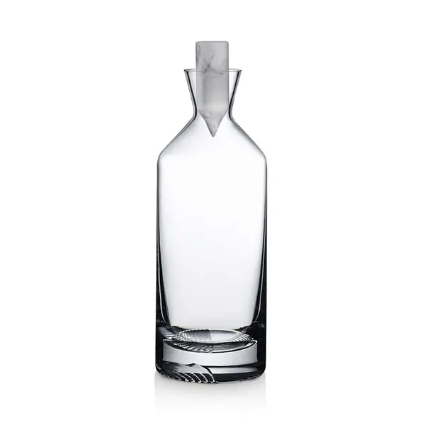 NUDE GLASS Alba Tall Whiskey Decanter - Clear